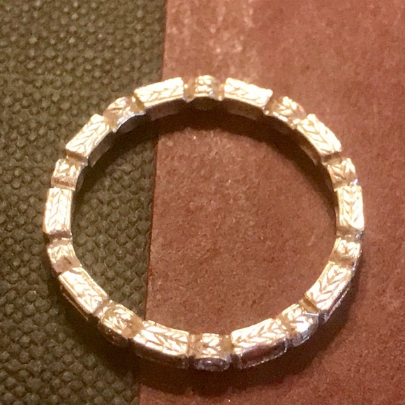 Jewelry | 18k Original Art Deco Ruby Diamond Eternity Band | Poshmark